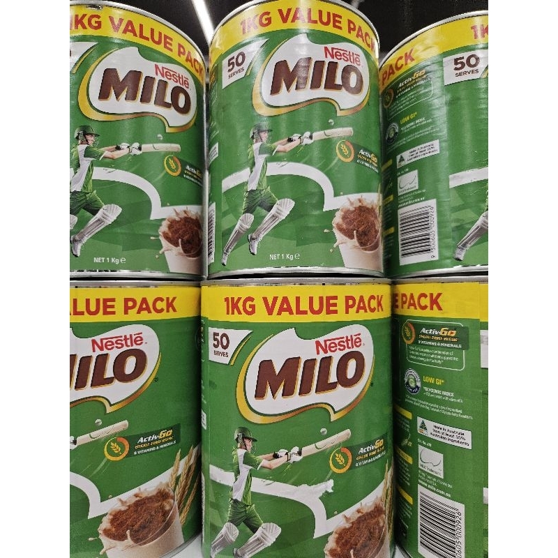 Nestle Milo Australia Import 1kg Tin (Expiry: End of May 2025) | Shopee ...