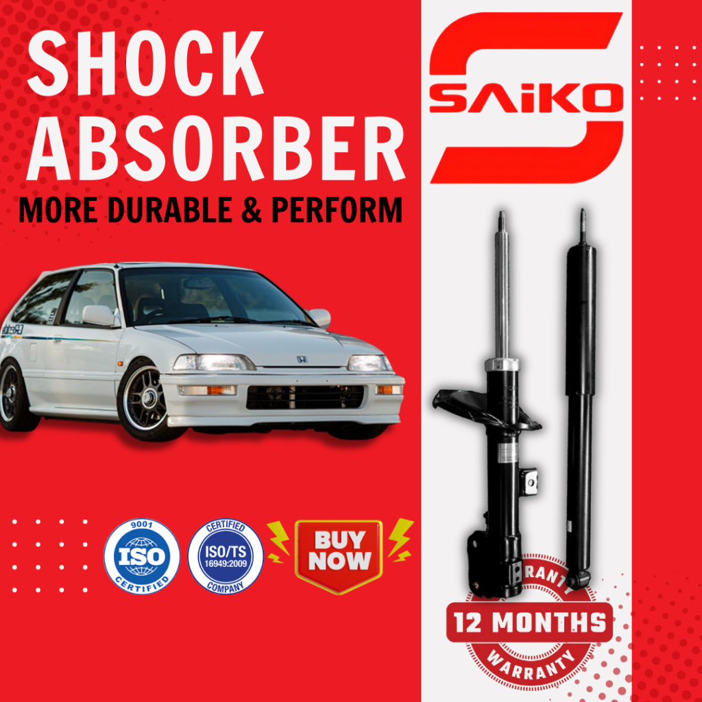 SAIKO ORIGINAL - HONDA CIVIC EF / SH3 / SH4 - SHOCK ABSORBER REAR ...