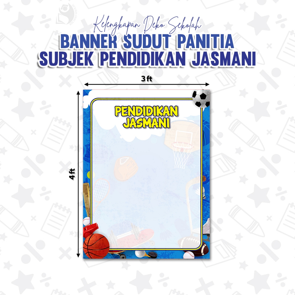 Banner Sudut Panitia - Subjek Pendidikan Jasmani / Hiasan Kelas ...