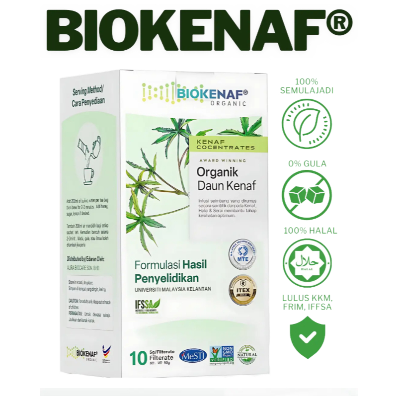 ORIGINAL - TEH ORGANIK BIO KENAF | Shopee Malaysia