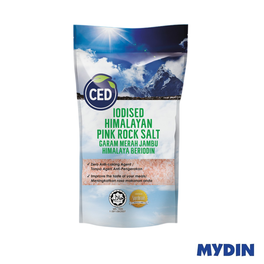 CED Iodised Himalayan Pink Rock Salt (500g) | Shopee Malaysia