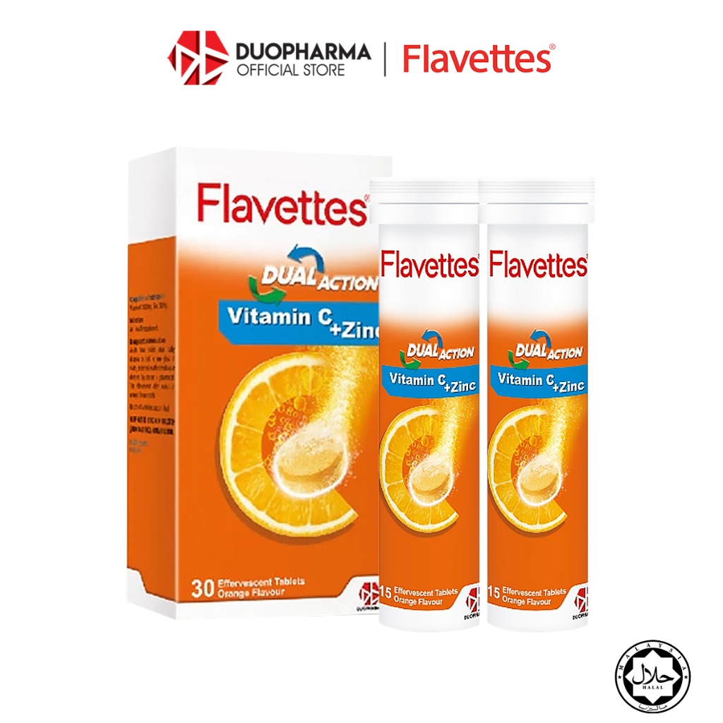 FLAVETTES DUAL ACTION EFF TAB (ORG) 30S | Shopee Malaysia