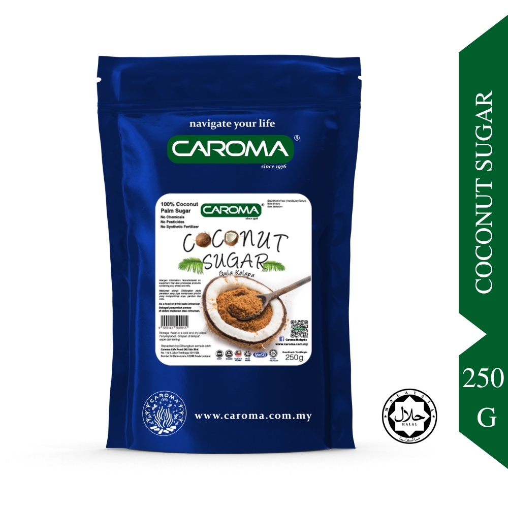 CAROMA Serbuk Gula Kelapa Asli Premium (250g) | CAROMA Premium Pure ...
