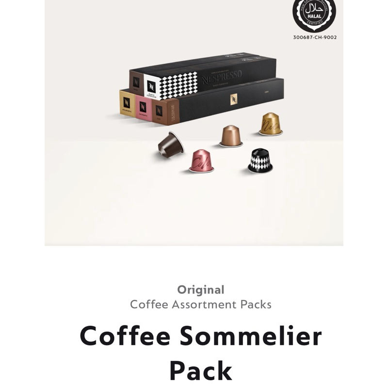 Nespresso Coffee Sommelier Pack (50 capsules) | Shopee Malaysia