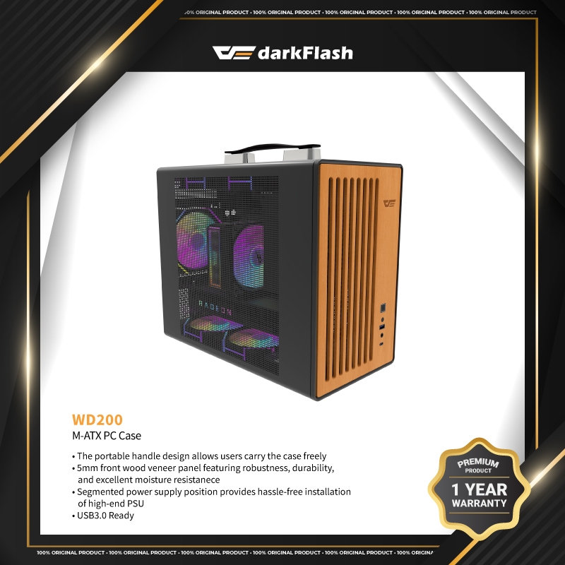 darkFlash WD200 Micro ATX PC Case | Shopee Malaysia