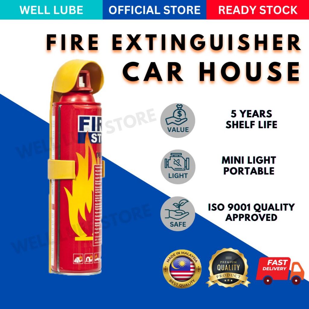 Fire Extinguisher Pemadam Api Safety Fire Extinguisher Car Emergency ...