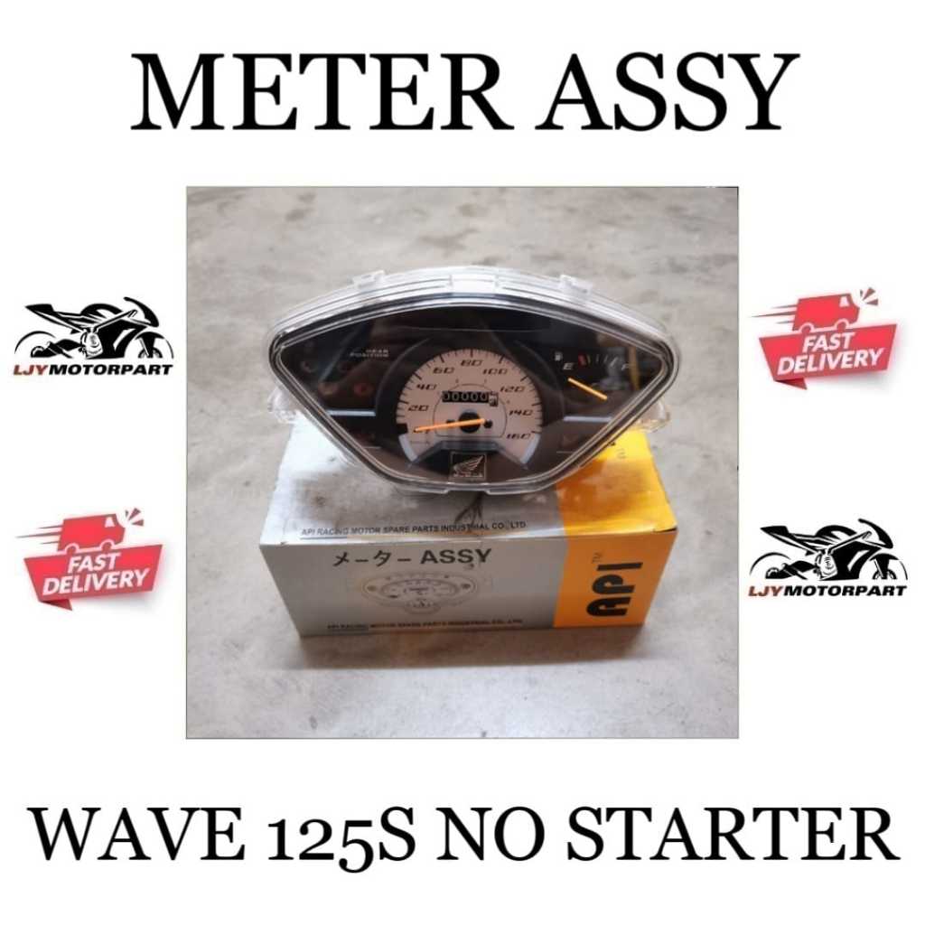 HONDA WAVE 125S NO STARTER SPEEDOMETER ASSY METER ASSY | Shopee Malaysia