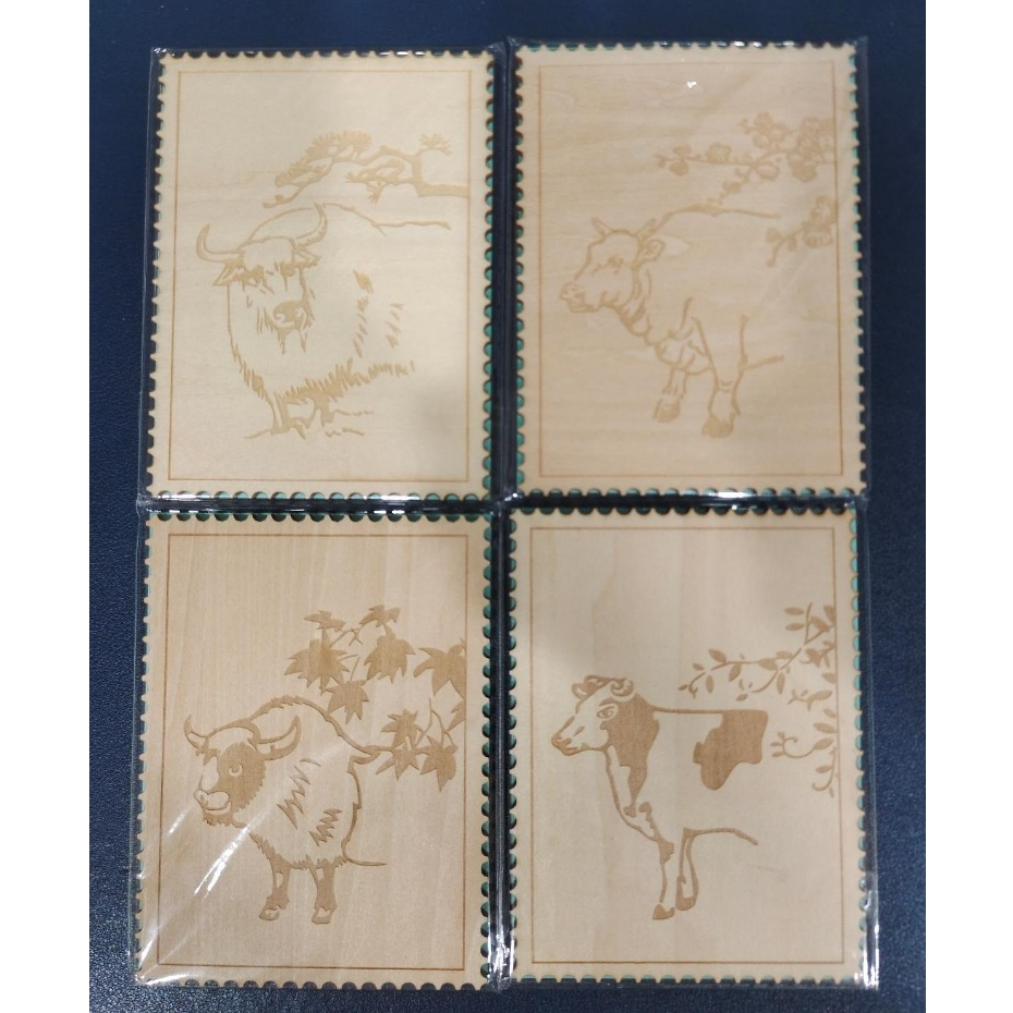 Macau Stamp Coaster Collection - Year of Ox (4 PCS/SET) | Shopee Malaysia
