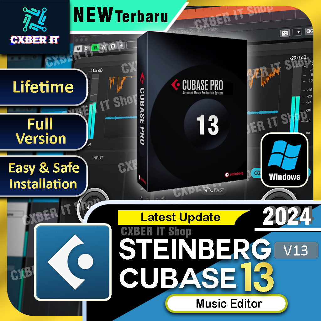 Steinberg Cubase 14/13 Pro (Latest 2025) | Lifetime | Full Version ...