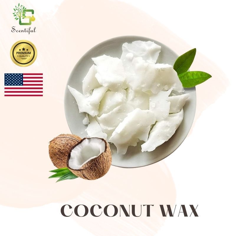 SCENTIFUL Coconut Wax Cosmetic Grade 100 G / 500 G / 1KG / Imported ...