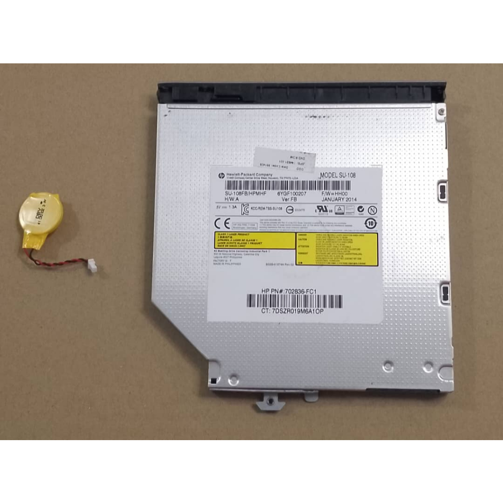 HP ProBook 640 650 G1 744821-001 DVD,Optical Disk,SU-108/208, DU-8D6SH ...