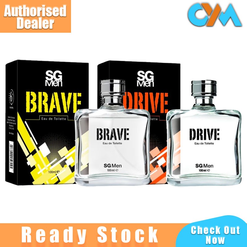 SG MEN Minyak Wangi Perfume Drive Brave 100ml Long Lasting Eau De ...