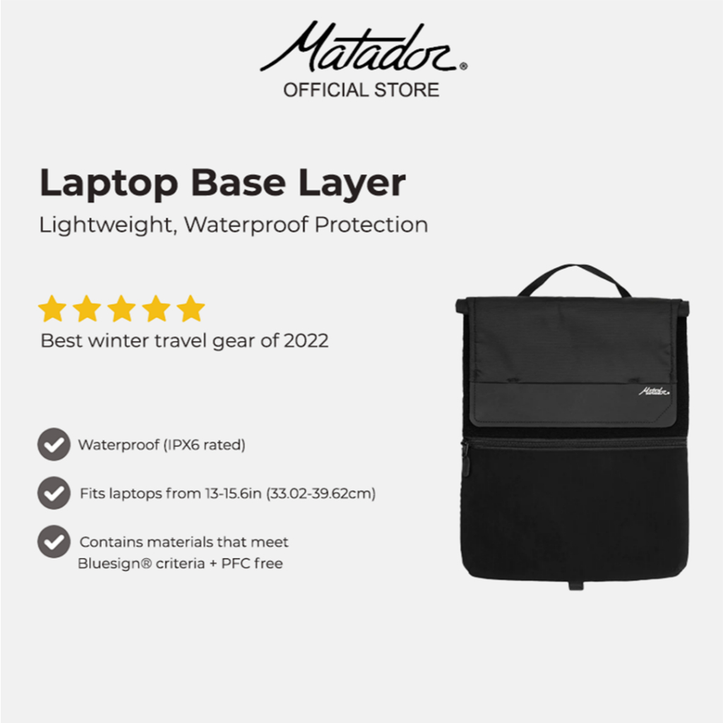 Matador® Laptop Base Layer for 13 - 16 Inches Notebook | Lightweight ...