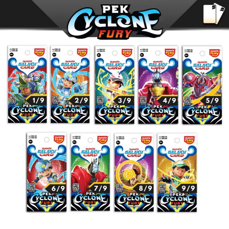 Monsta Galaxy Card Pek Cyclone Fury Mgc Shopee Malaysia