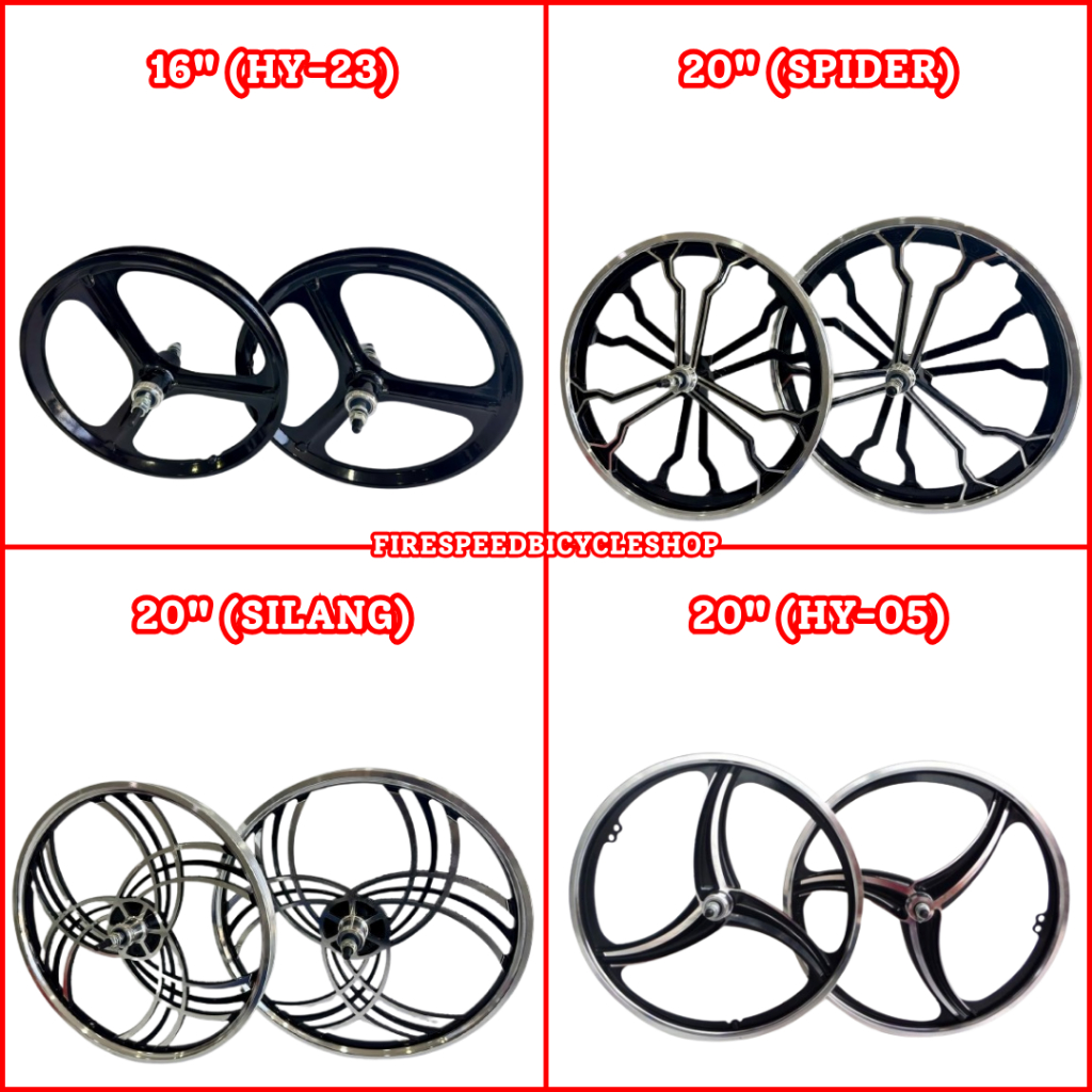 16" 20" 700C ALLOY SPORT RIM BASIKAL BMX MTB FIXIE | Shopee Malaysia