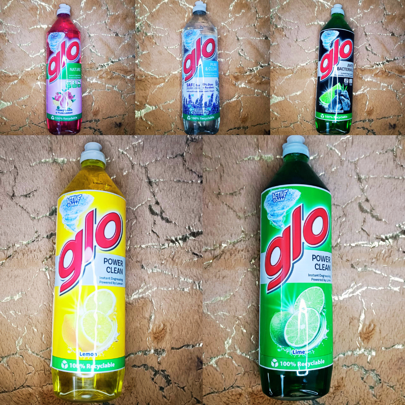 Glo dishwashing Liquid 800ml / 1.2L / 1.35L Lime / Lime Charcoal ...