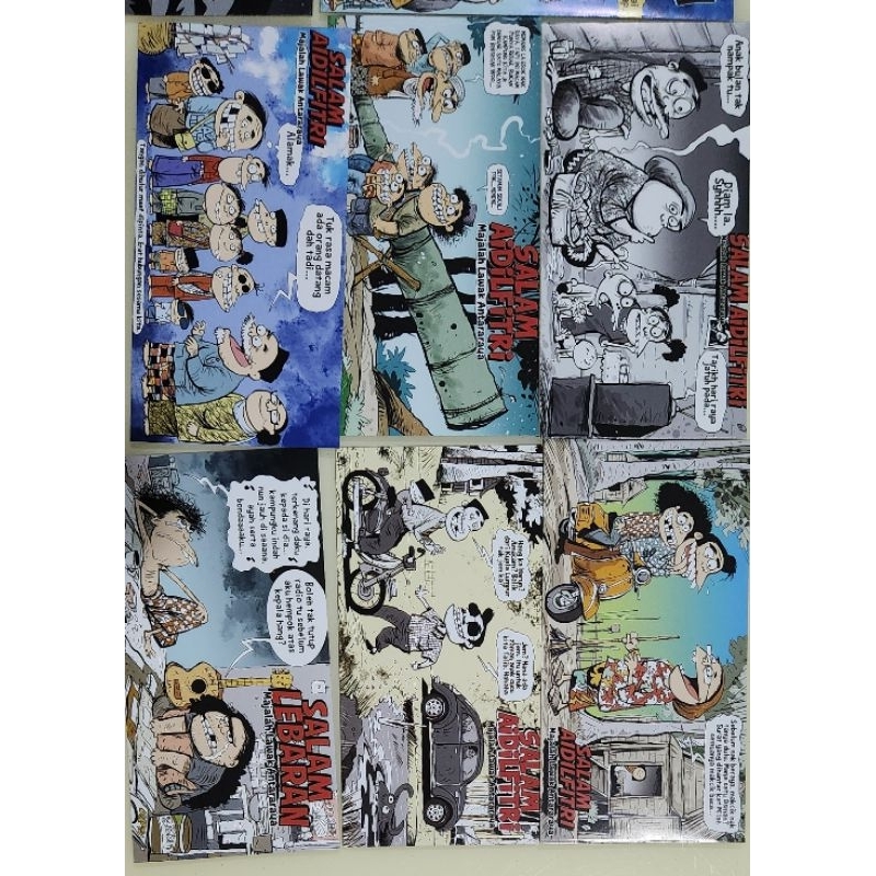 SAMPUL HARI RAYA TEMA MAJALAH LAWAK ANTARARAYA COMIC ENVELOPES - 12PCS ...