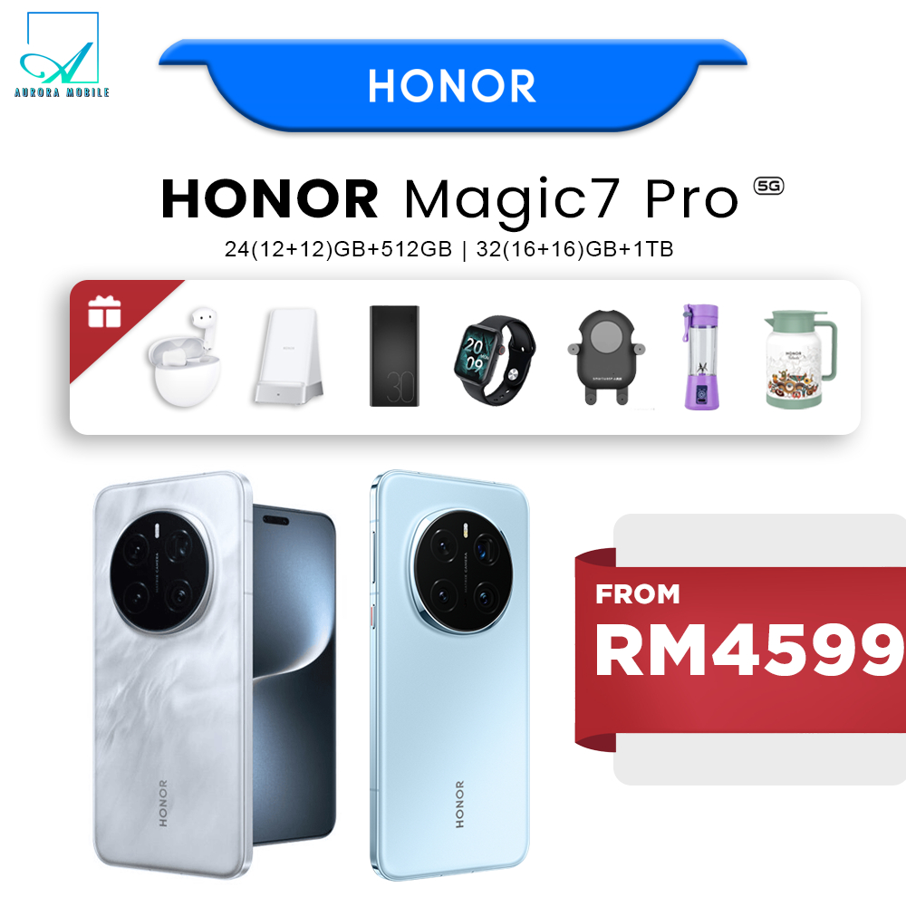 HONOR Magic7 Pro 5G 24(12+12)/32(16+16)GB+512GB/1TB Smartphone Smarter MagicOS 9.0 with HONOR AI ...