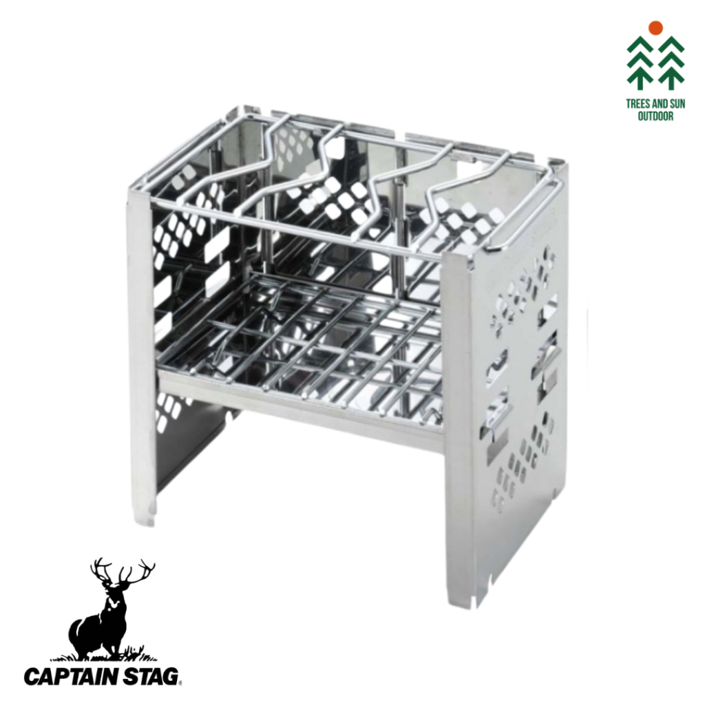 Captain Stag Kamado B5 Portable Grill Folding Fire Pit Stove UG0042 | Shopee Malaysia