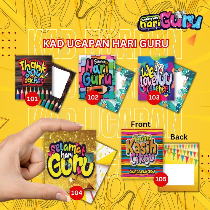 Kad Ucapan Hari Guru Comel | Shopee Malaysia