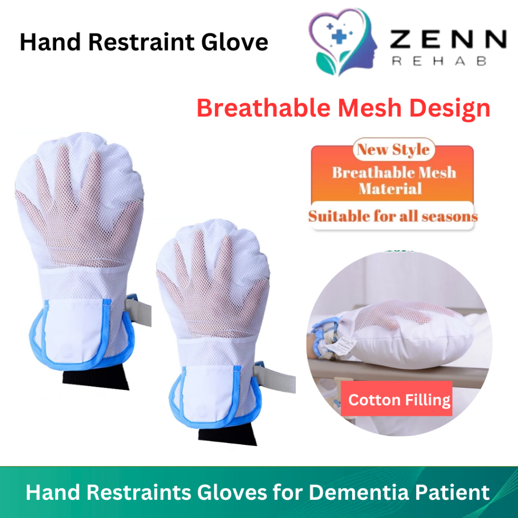 Hand Restraint Gloves for Dementia Patients Anti Scratching Safety ...