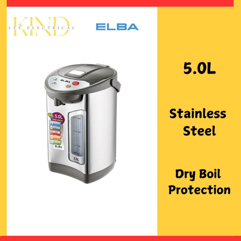 Elba Thermo Pot 5L ETP-F5018(BR) | Shopee Malaysia