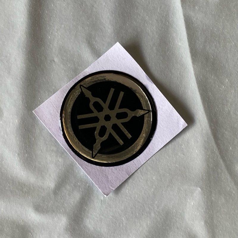 STICKER EPOXY STICKER TIMBUL LOGO YAMAHA (4CM X 4CM) | Shopee Malaysia