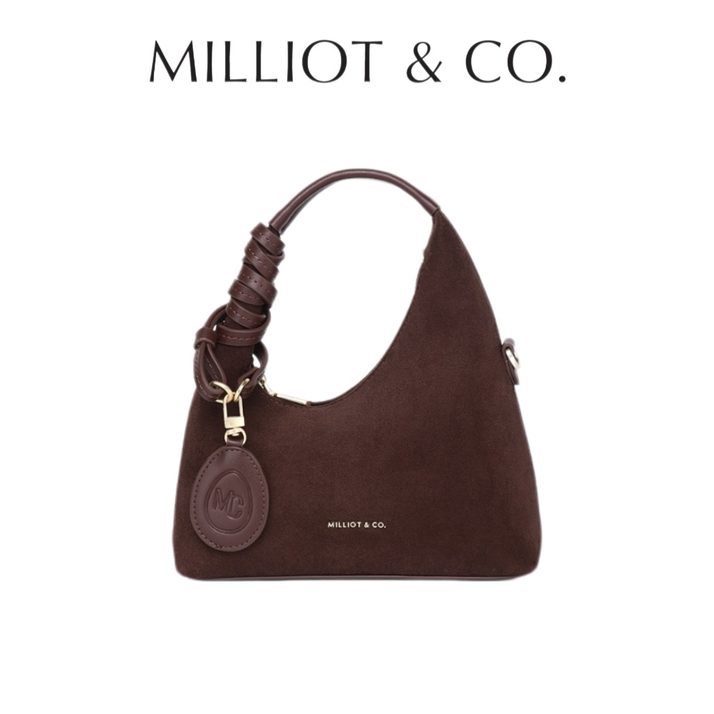 Milliot & Co Sunova Faux Suede Mini Top Handle Bag | Shopee Malaysia