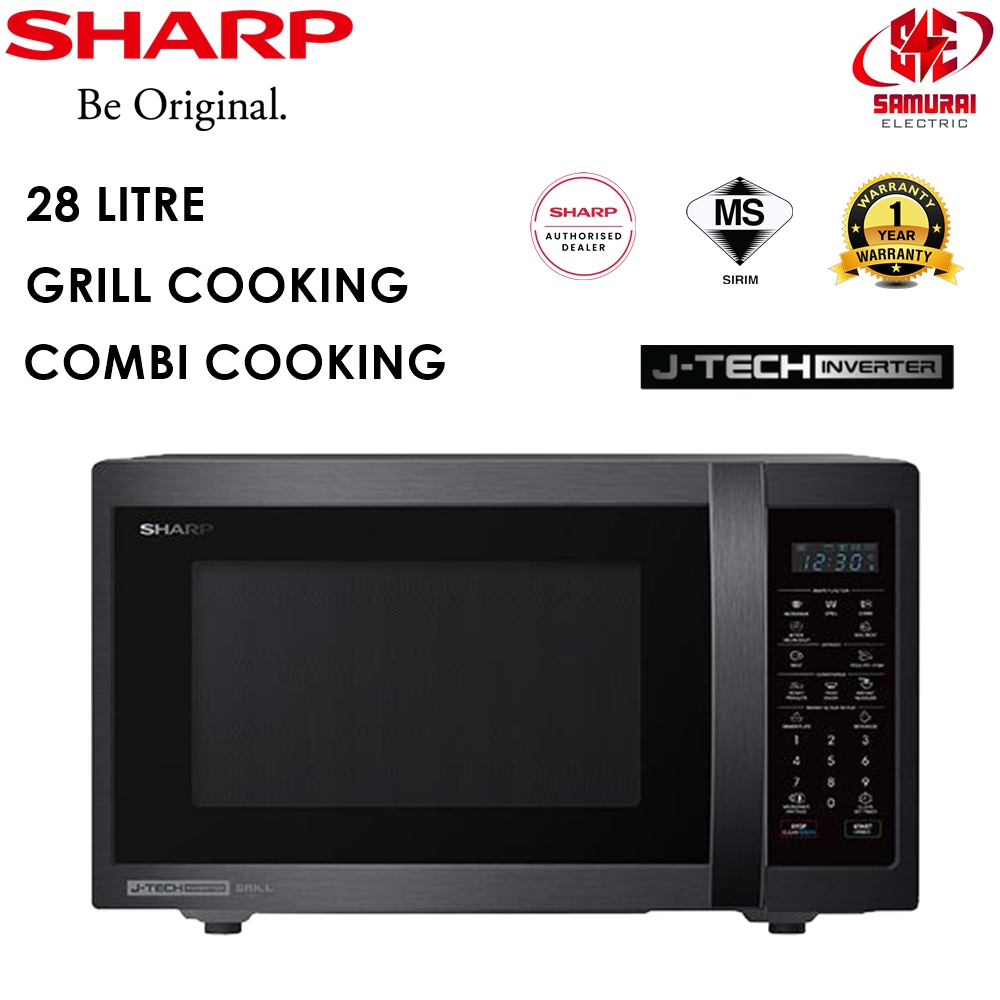 Sharp J-TECH Inverter Microwave Oven With Grill Function 28 Litre ...