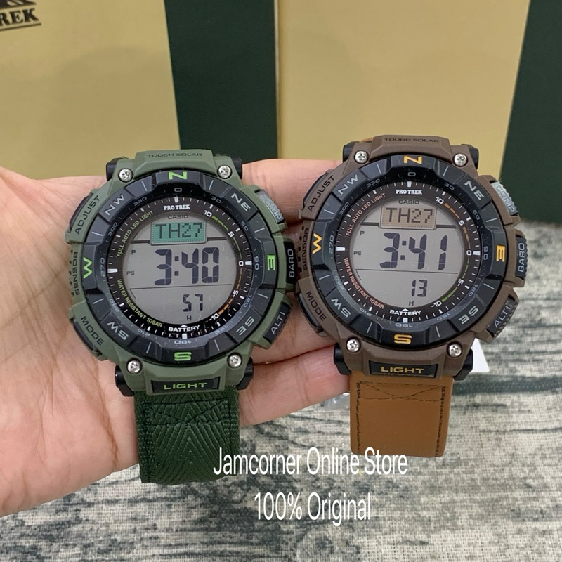 100% ORIGINAL CASIO PROTREK PRG-340L-5/PRG-340B-3 made with bio-based ...