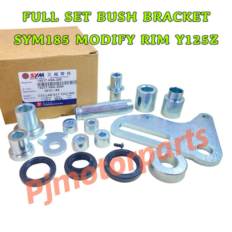 SYM VF3i 185 PNP MODIFY SPORT RIM Y125Z Y125ZR FULL SET COLLAR BUSH OIL SEAL BRACKET CALIPER ...
