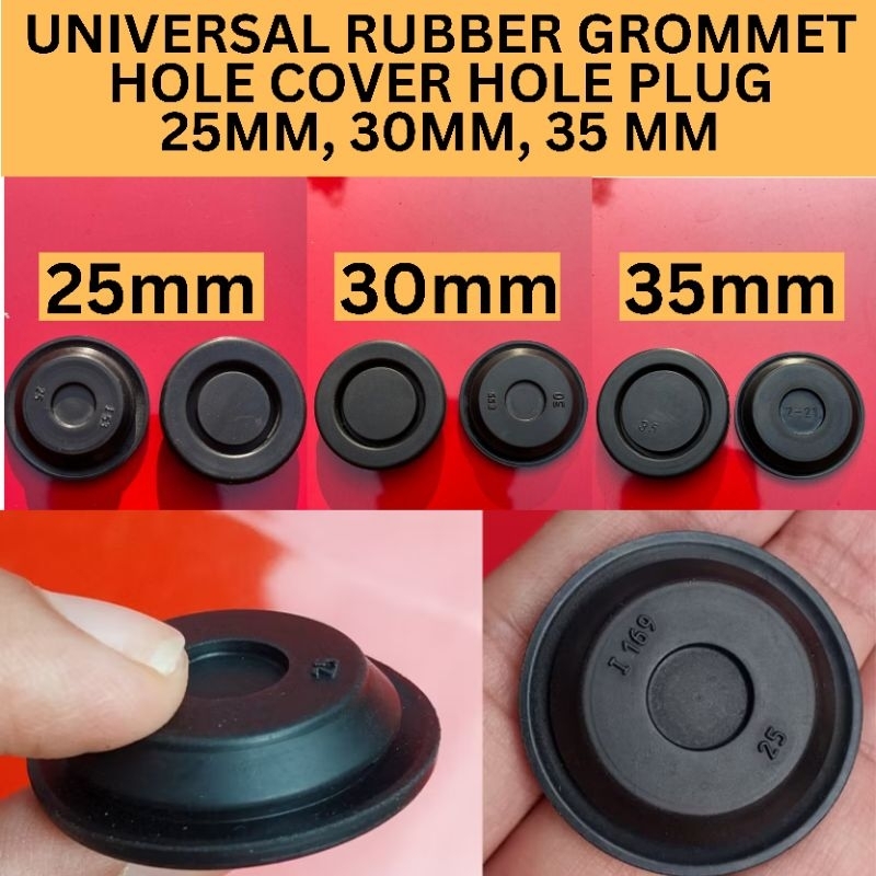 Rubber grommet universal 25mm 30mm 35mm hole cover getah penutup lubang ...