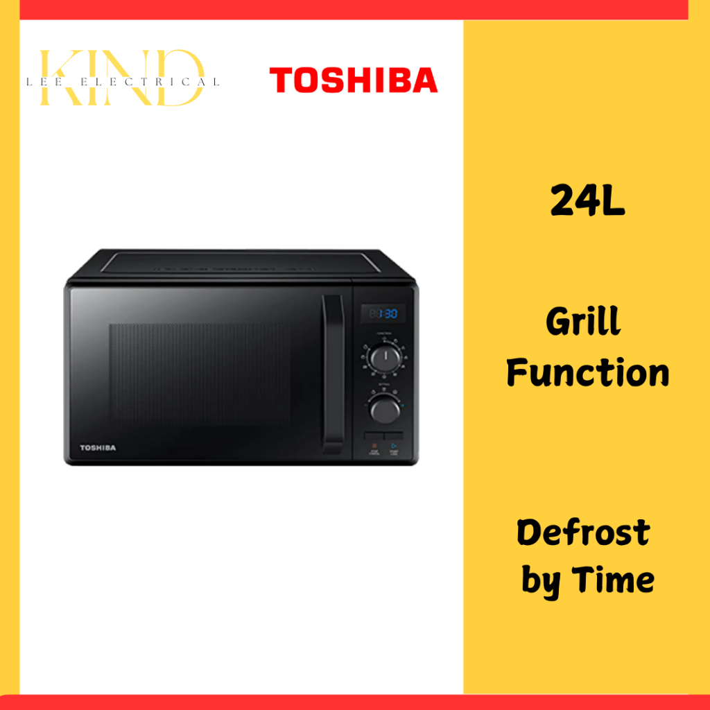 Toshiba 24L Microwave Oven with Grill Function MW2-AG24PF(BK) | Shopee Malaysia