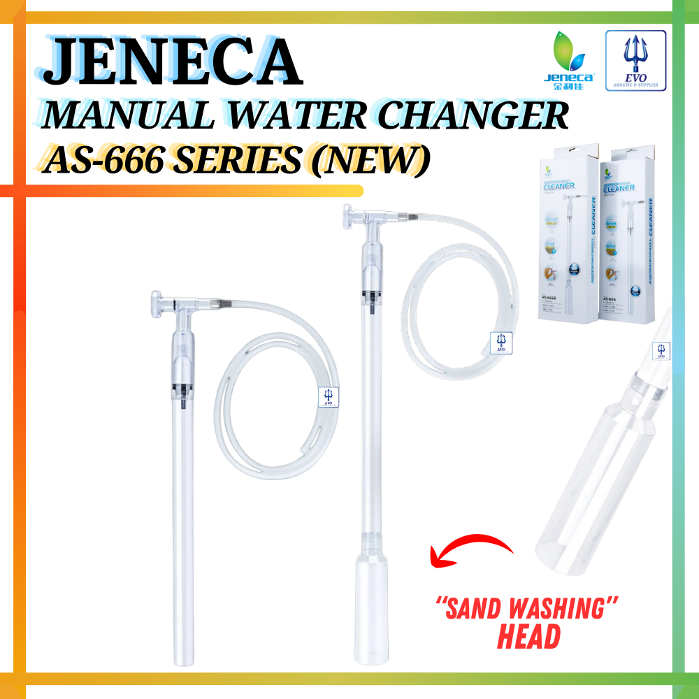 🌱 JENECA Water Changer Vacuum Water Change Tools Gravel Cleaner Fish ...