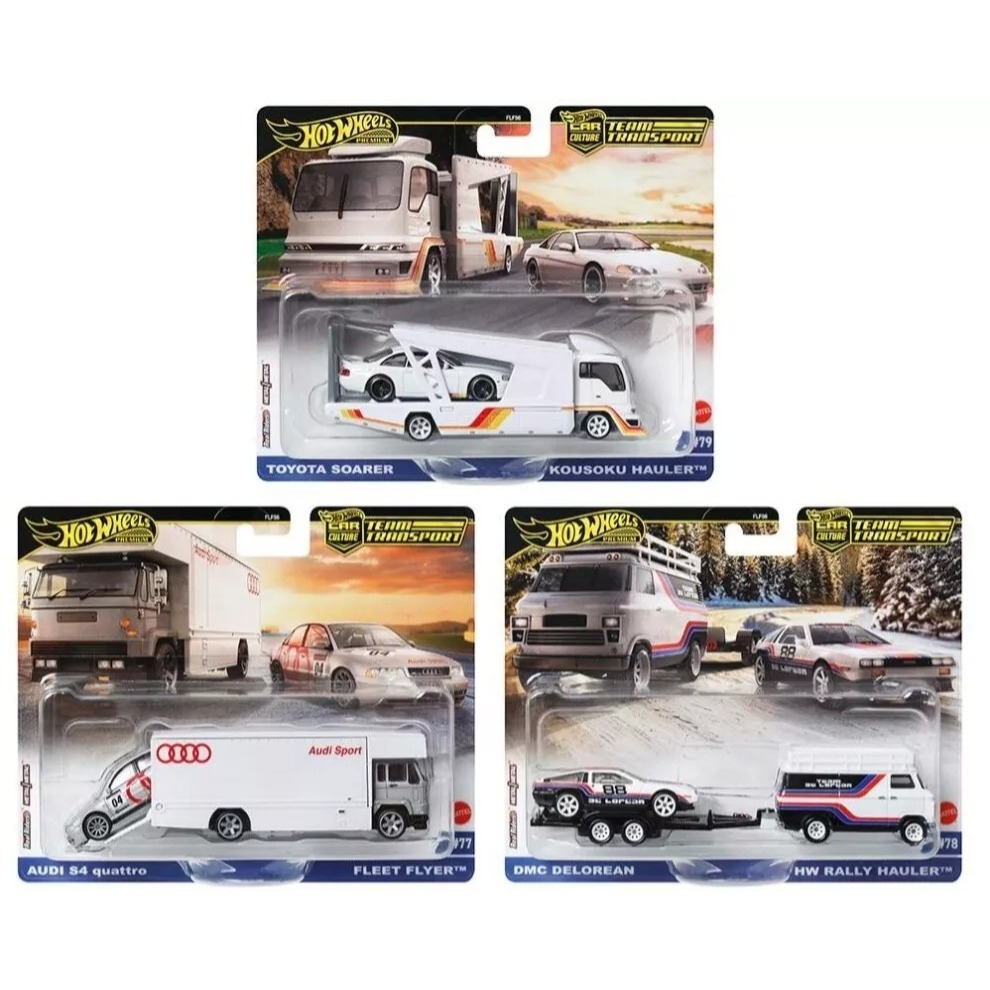 Hot Wheels Team Transport 2025 #77-79 Set of 3 (In-Stock) FLF56-957F ...