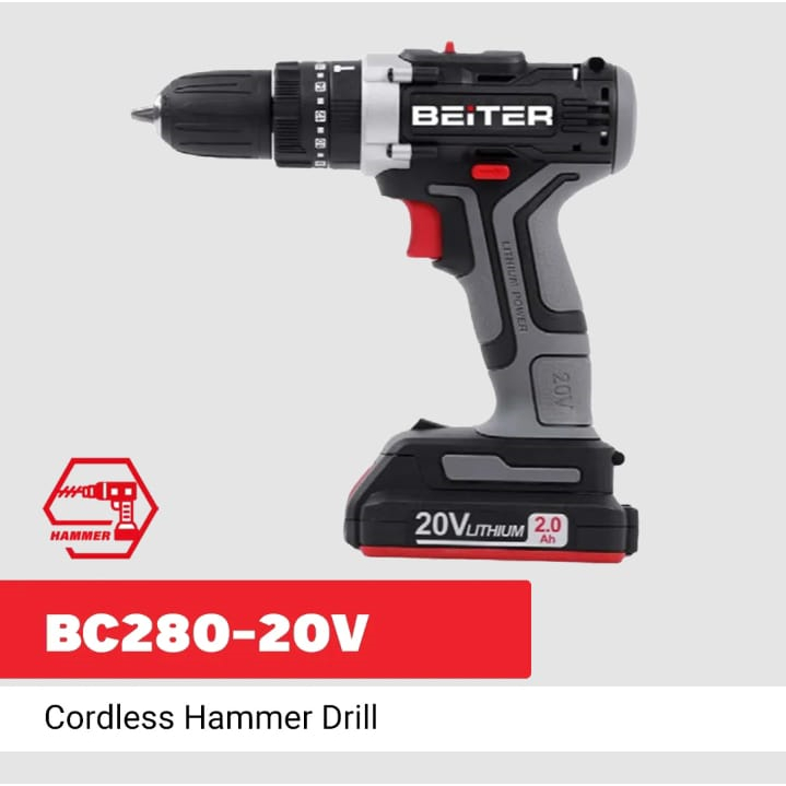 BEITER CORDLESS IMPACT DRILL BC-280V-20V | Shopee Malaysia