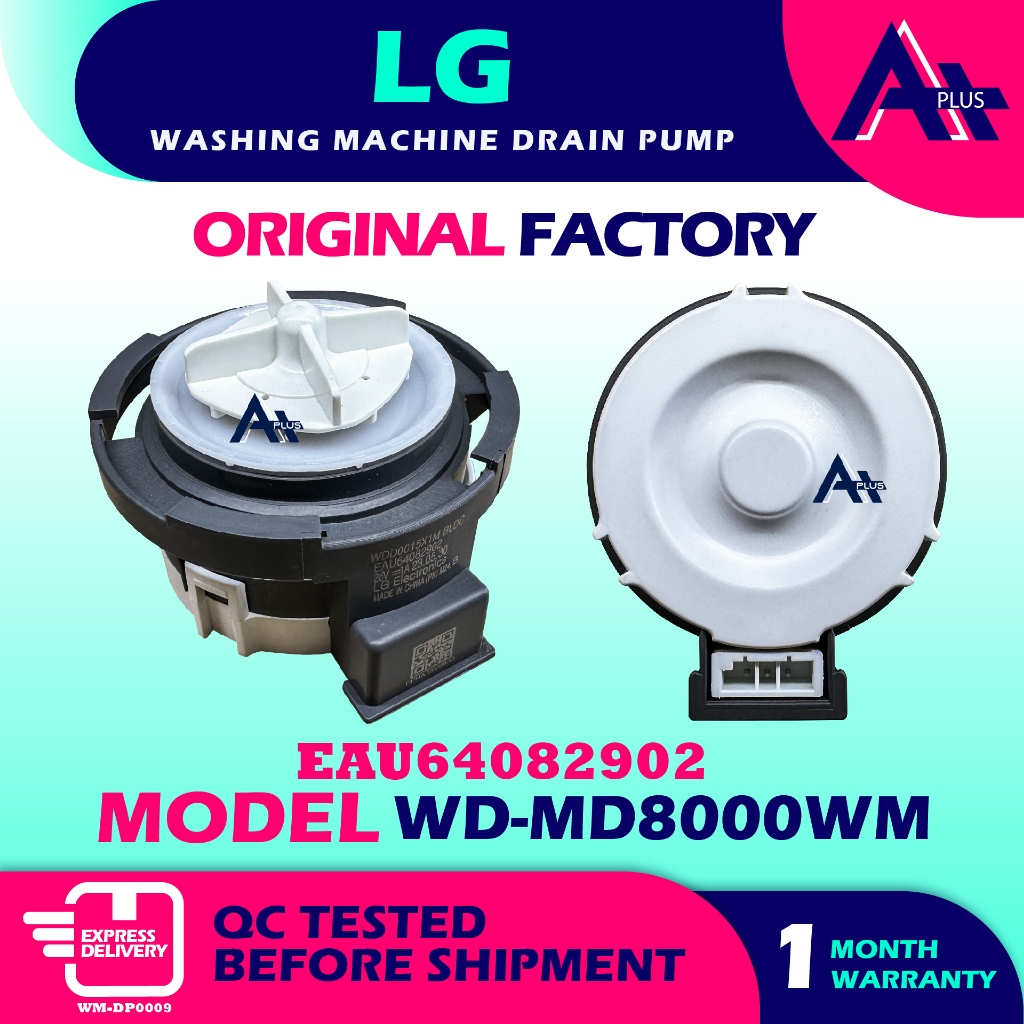 (ORIGINAL FACTORY) WD-MD8000WM LG WASHING MACHINE FRONT LOAD DRAIN PUMP ...