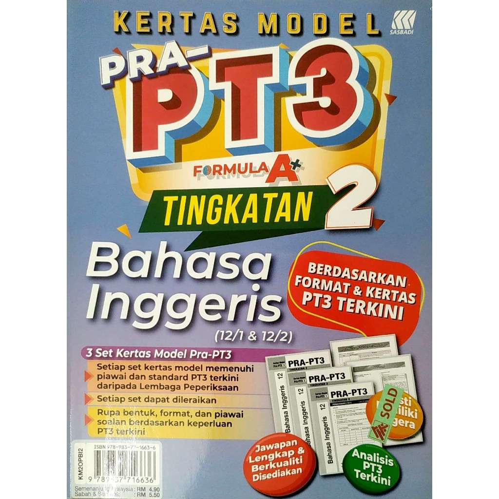 KERTAS MODEL PRA-PT3 | English | Form 2 [New] | Shopee Malaysia