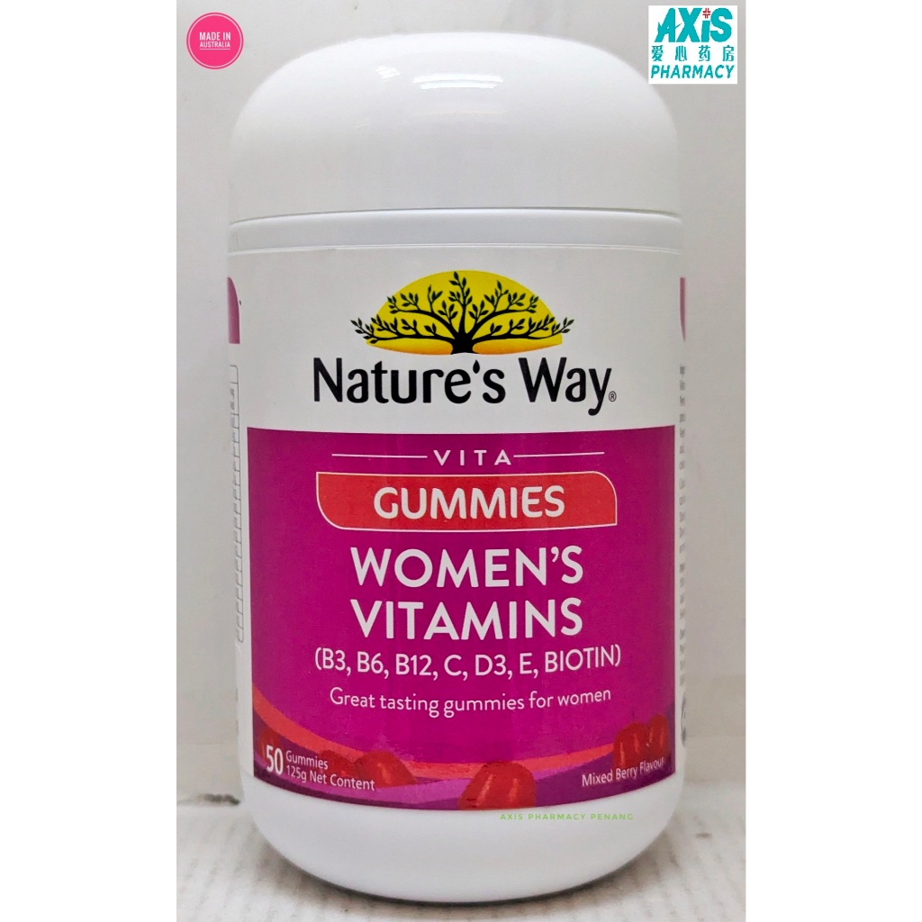 Nature's Way VITA GUMMIES WOMEN'S Gummies with Multivitamin Mixed ...