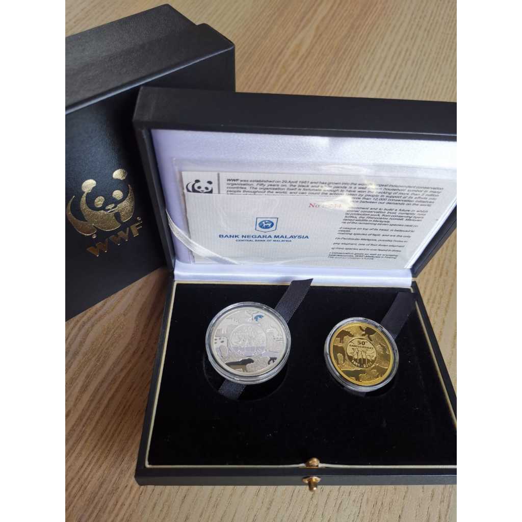 Malaysia Coin - 2011 50th Anniversary of World Wild Fund WWF 1 & 10 ...
