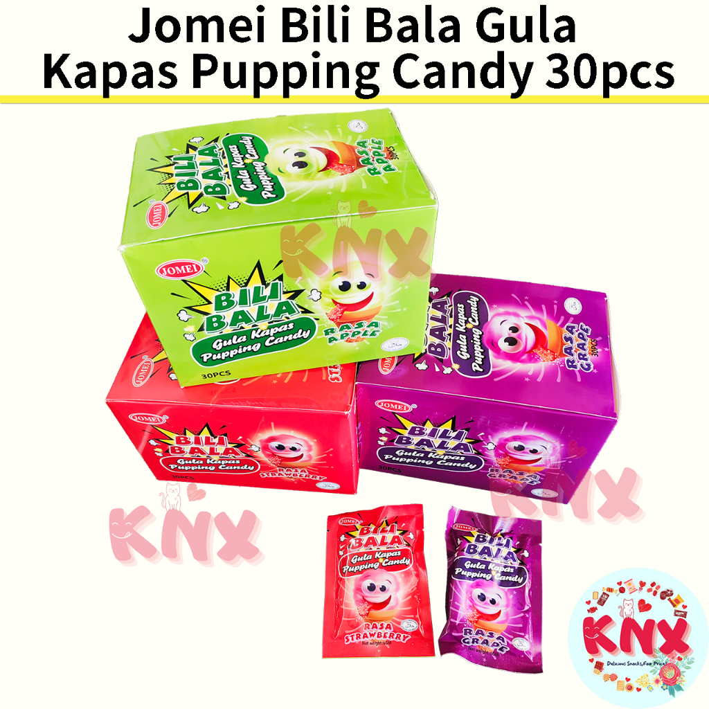 Jomei Bili Bala Gula Kapas Pupping Candy 6g x 30pcs | Shopee Malaysia