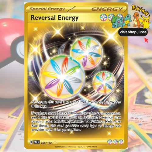 Pokemon | Reversal Energy 266/182 | Hyper Rare | SV04 Paradox Rift (PAR ...