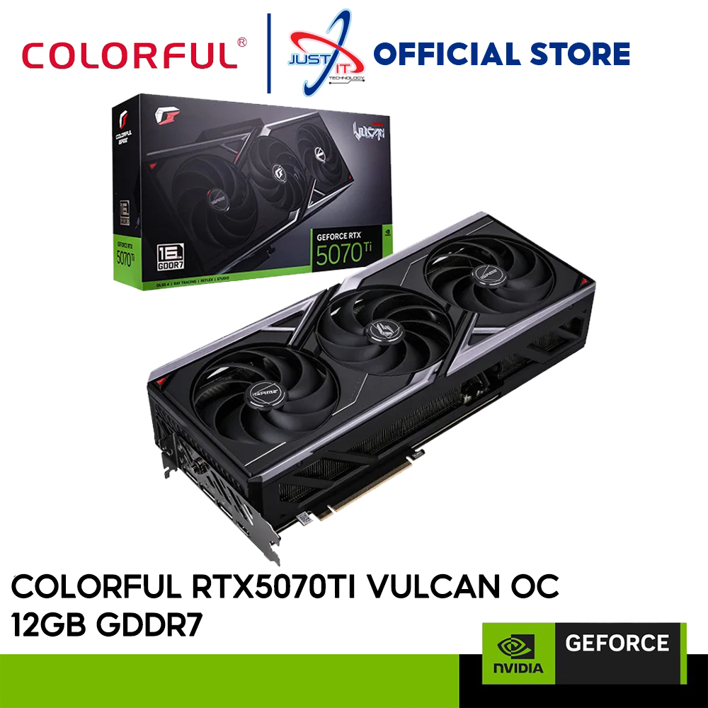 COLORFUL iGame GeForce RTX 5070 Ti VULCAN OC 16GB-V GDDR7 GRAPHICS CARD ...
