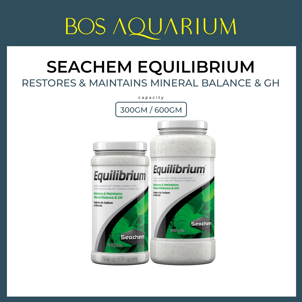 Seachem Equilibrium GH Buffer - Restores and mineral balance & GH (300g ...