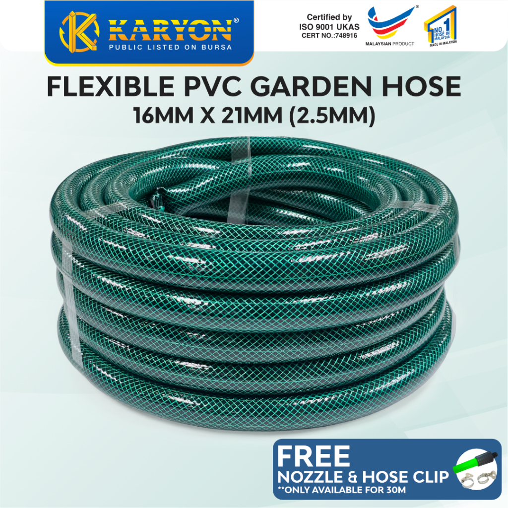 Karyon® Heavy-Duty Flexible Garden Hose (5M / 10M / 15M / 20M / 25M ...