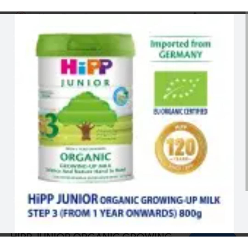 HiPP JUNIOR Organic Growing-up Milk Step 3 (1-3 years)800g HiPP JUNIOR ...