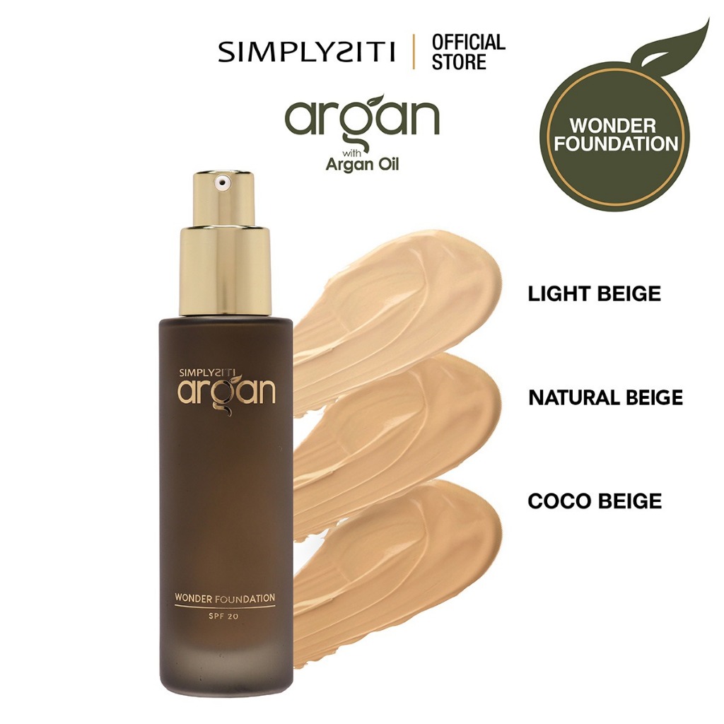 SimplySiti Argan Wonder Foundation with spf 30 suitable for Dry Skin ...