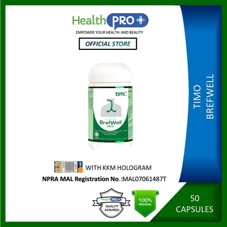 Timo Cordyceps BrefWell 50 Capsules EXPIRY:01/2028 | Shopee Malaysia
