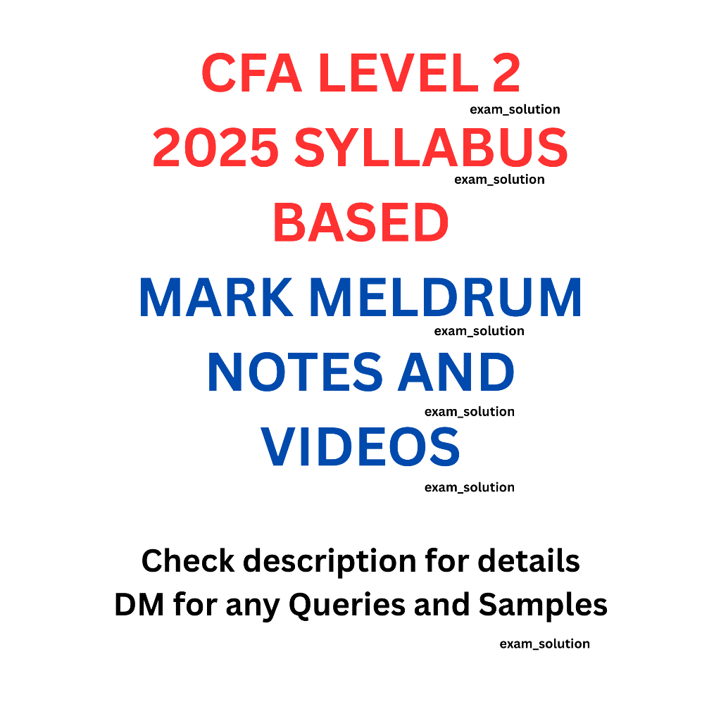 CFA LEVEL 2 mark meldrum set (2025 exams can use) | Shopee Malaysia