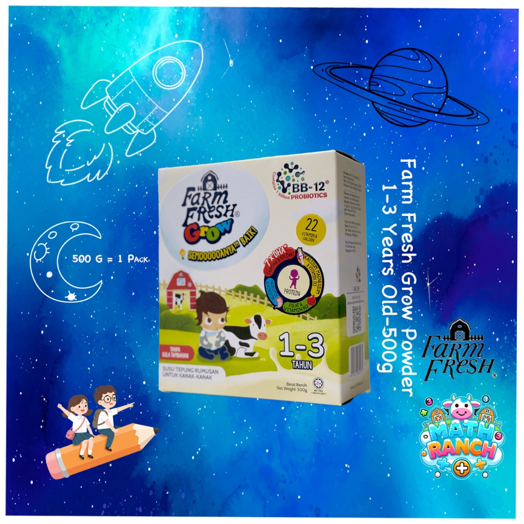 Farm Fresh Grow Powder 1-3 Years Old 500g | Shopee Malaysia